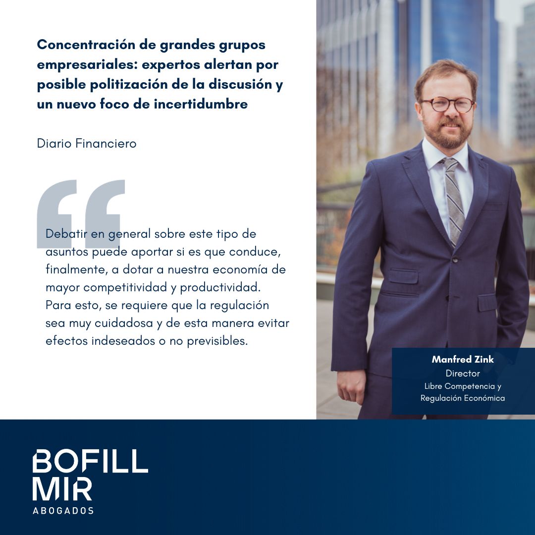 Manfred Zink fue entrevistado por Diario Financiero respecto de la ...