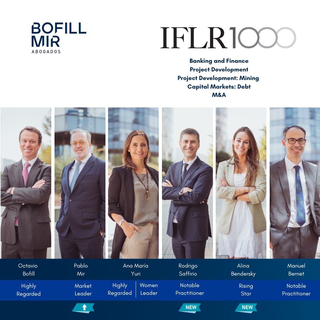 Reconocimientos de IFLR1000 - Bofill Mir Abogados